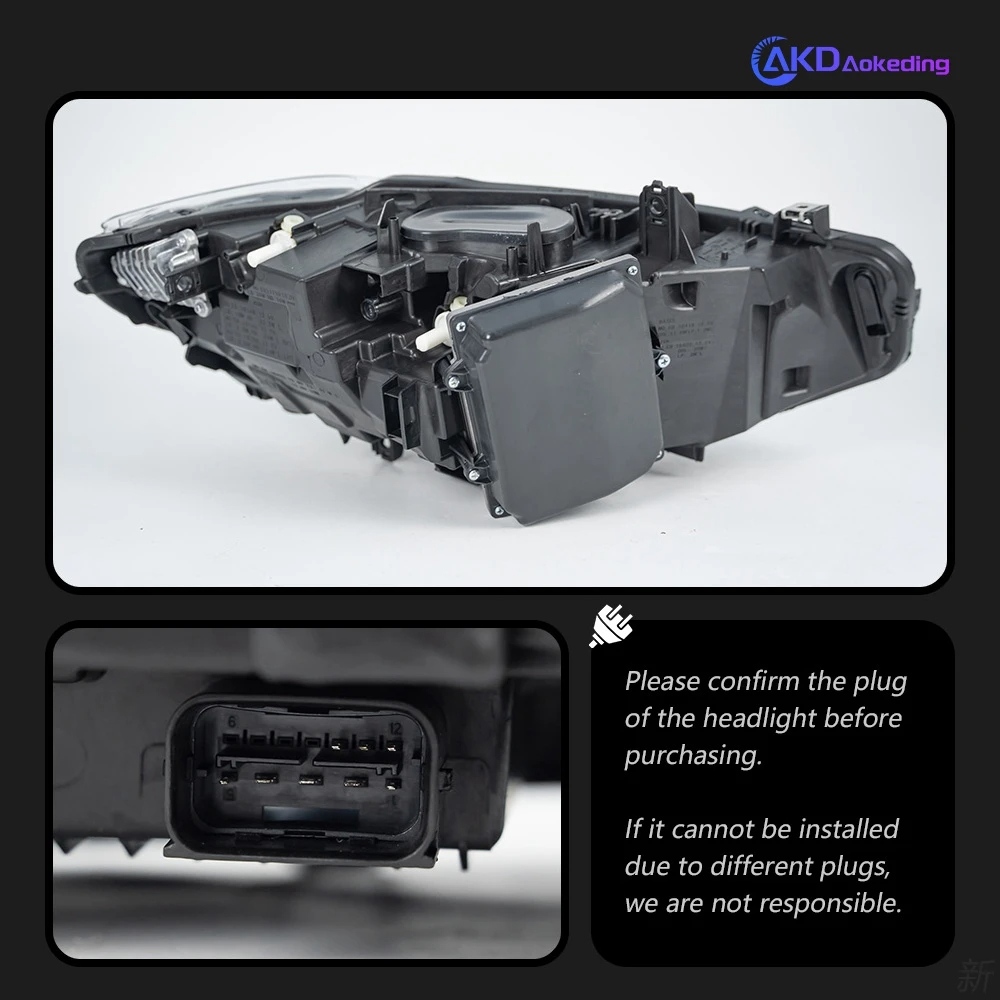 AKD Car Lights for BMW F32 LED Headlight 2012-2019 F36 F80 F33 DRL 425i ...