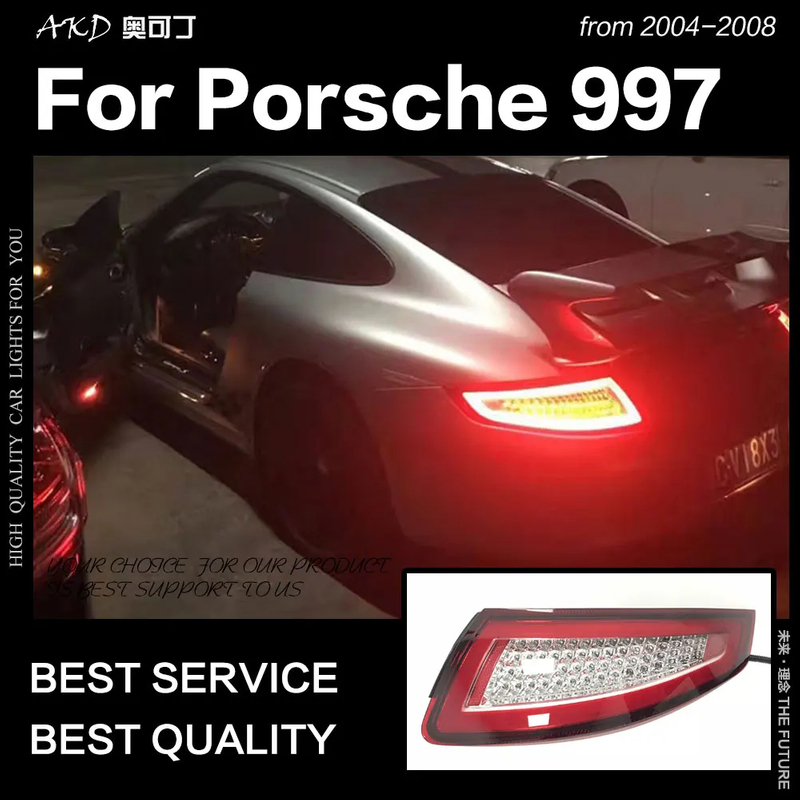 AKD Car Styling Tail Lamp for Porsche 997 Tail Lights 2005-2008 991 LED ...