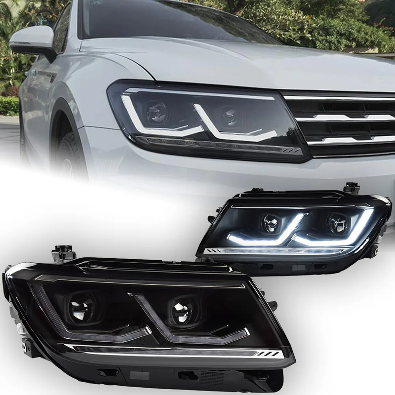 Car Lights for VW Tiguan L 2017-2021 LED Auto Headlight Assembly ...