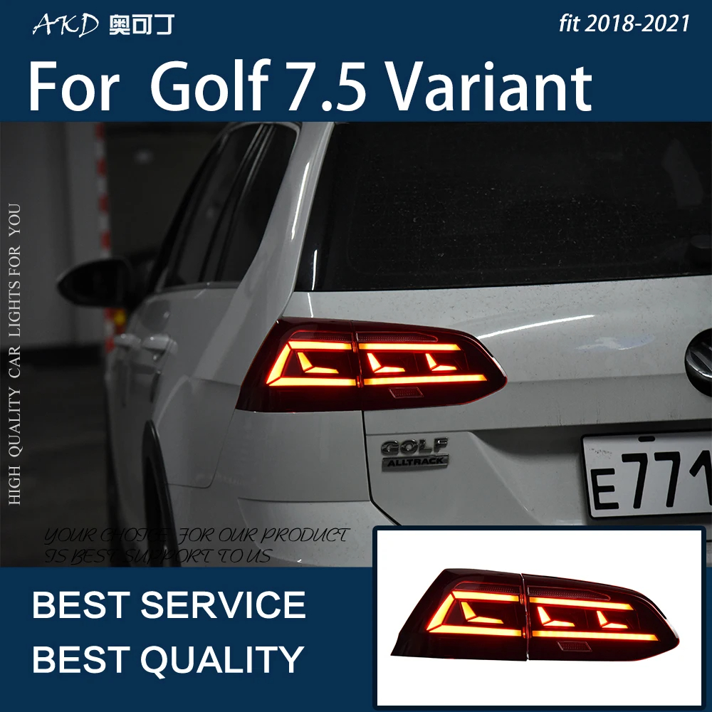 AKD Car Lights For VW Golf 7.5 Golf7.5 Variant 2018-2021 MK7.5 Alltrack ...