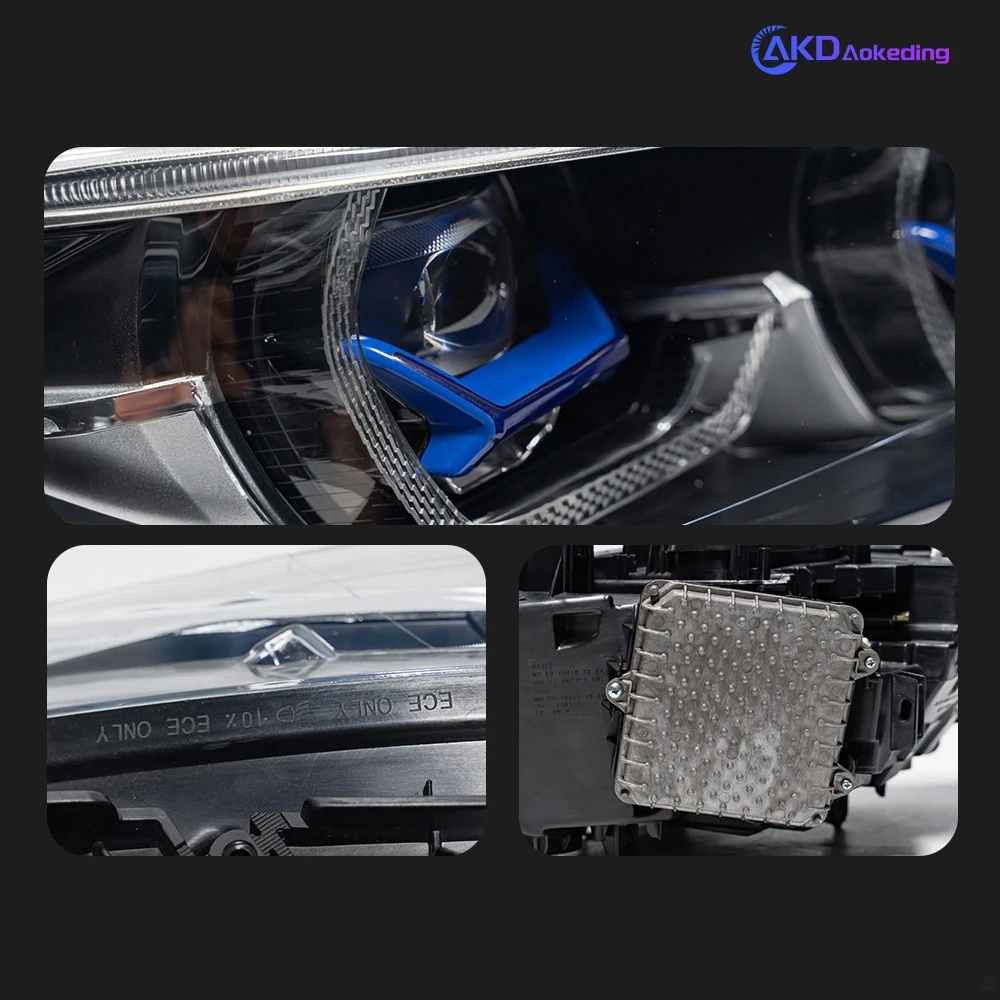 AKD Car Lights for BMW F32 LED Headlight 2012-2019 Laser Style DRL 425i ...