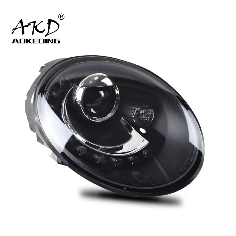 AKD Car Styling for VW Beetle Headlights 1998-2012 Beetle LED Headlight ...