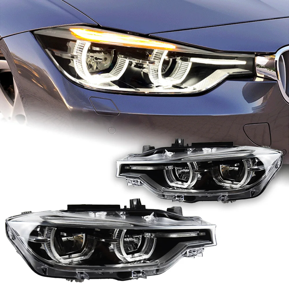 AKD Car Styling Head Lamp for BMW F30 Headlights 2013-2015 F35 LED Headlight 320i 318i 325i DRL ...