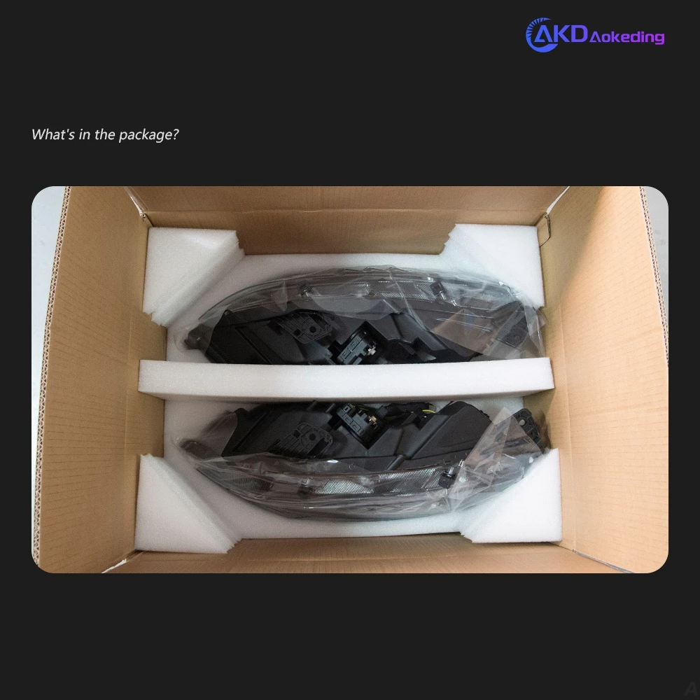 AKD Car Lights for Honda Civic X 2016-2021 LED Auto Headlight Assembly ...