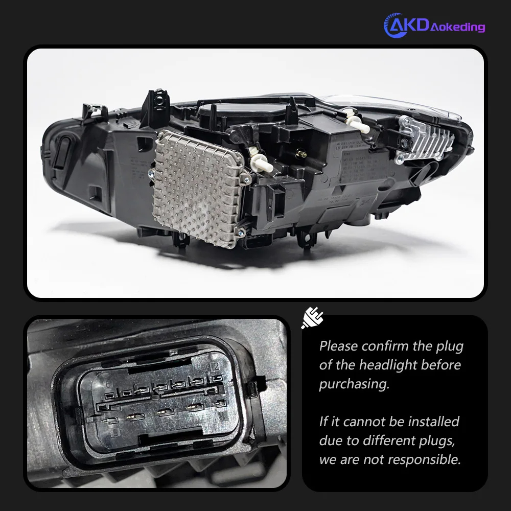AKD Car Lights for BMW F32 LED Headlight 2012-2019 Laser Style DRL 425i ...
