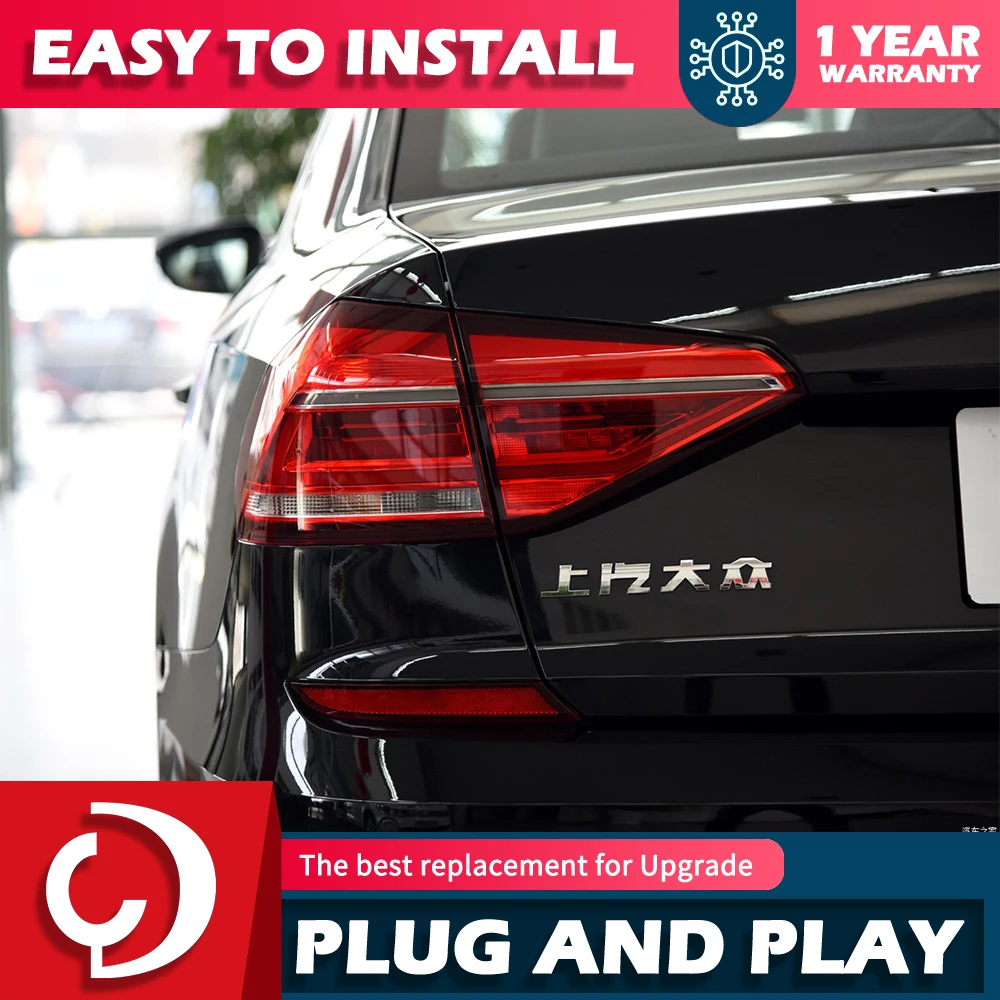 AKD Car Lights For VW Passat B8 US 2016-2019 LED Auto Taillights ...