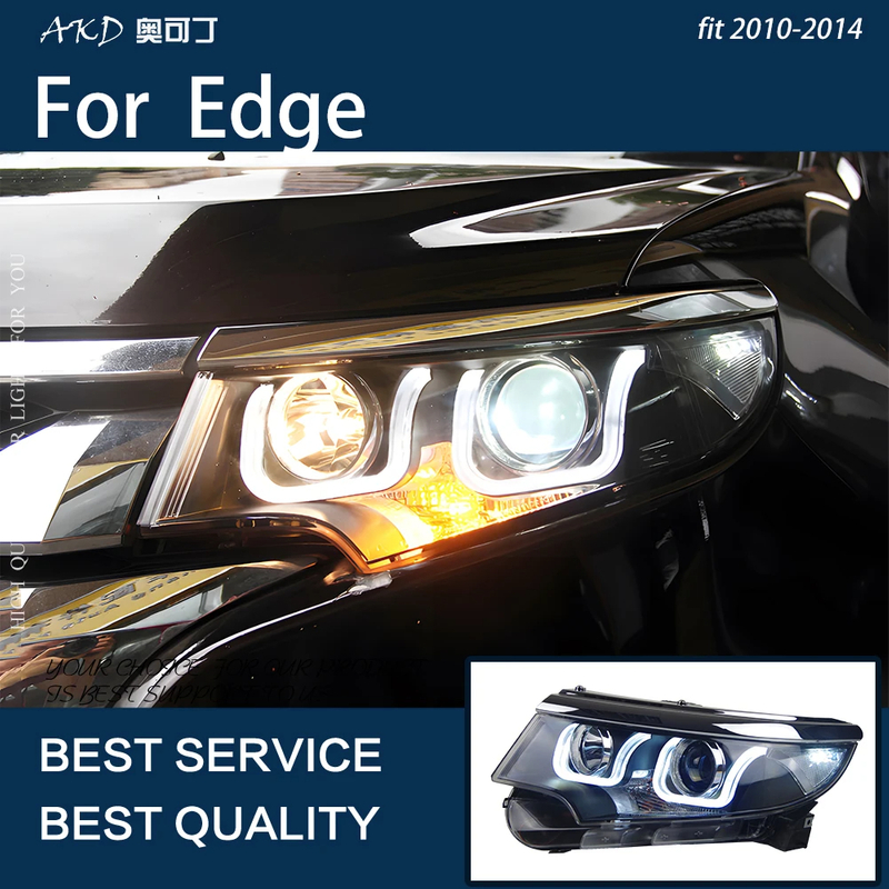 AKD Car Styling for Ford Edge Headlights 2010-2014 Edge LED Headlight ...