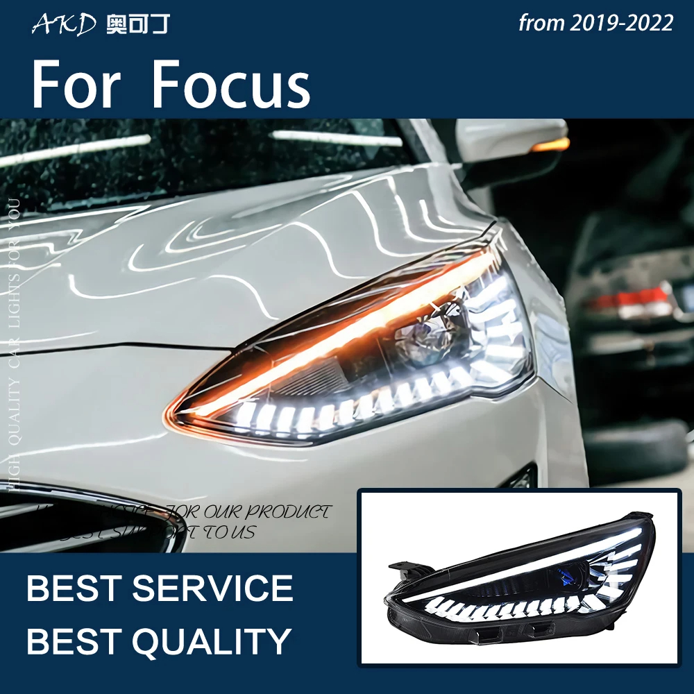 AKD Car Styling for Ford Focus Headlight 2019-2022 New Focus LED ...