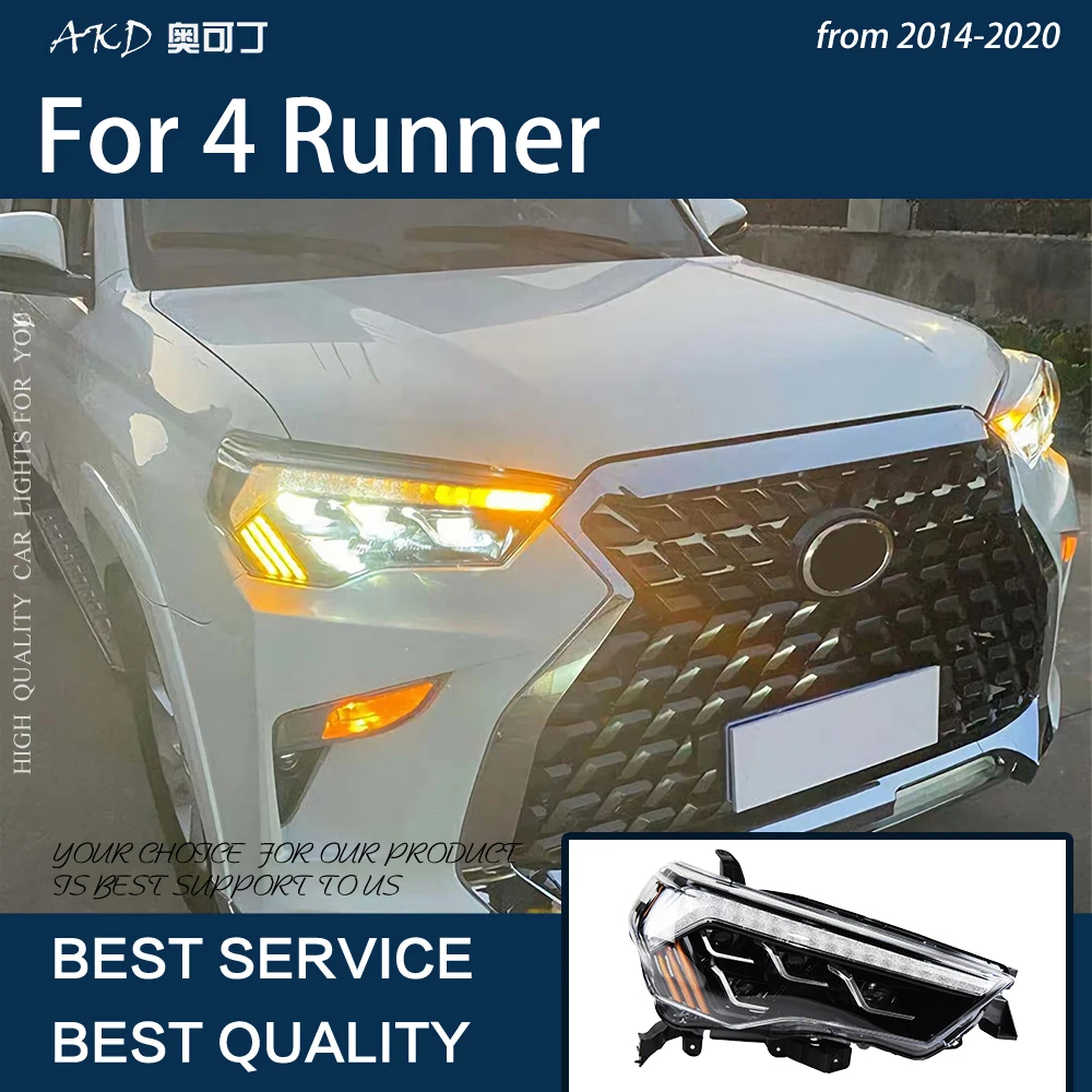 AKD ar Styling Head Lamp for 4 Runner Headlights 2014-2020 4Runner LED ...