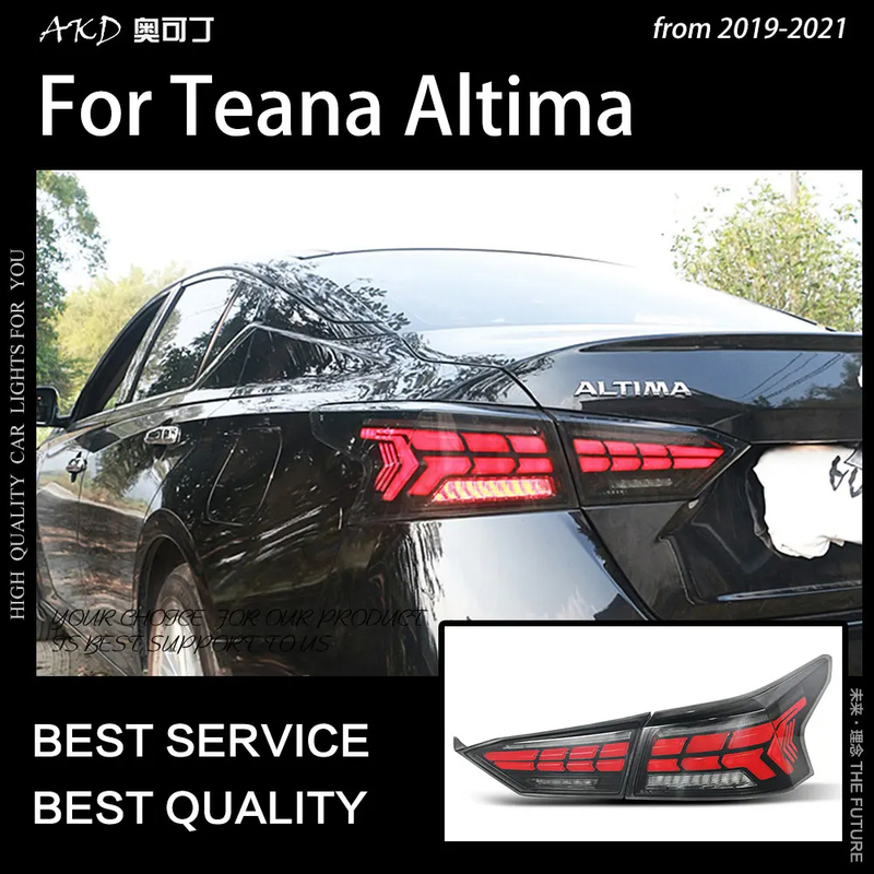 AKD Car Styling for Altima Tail Lights 2018-2021 Teana LED Tail Lamp ...