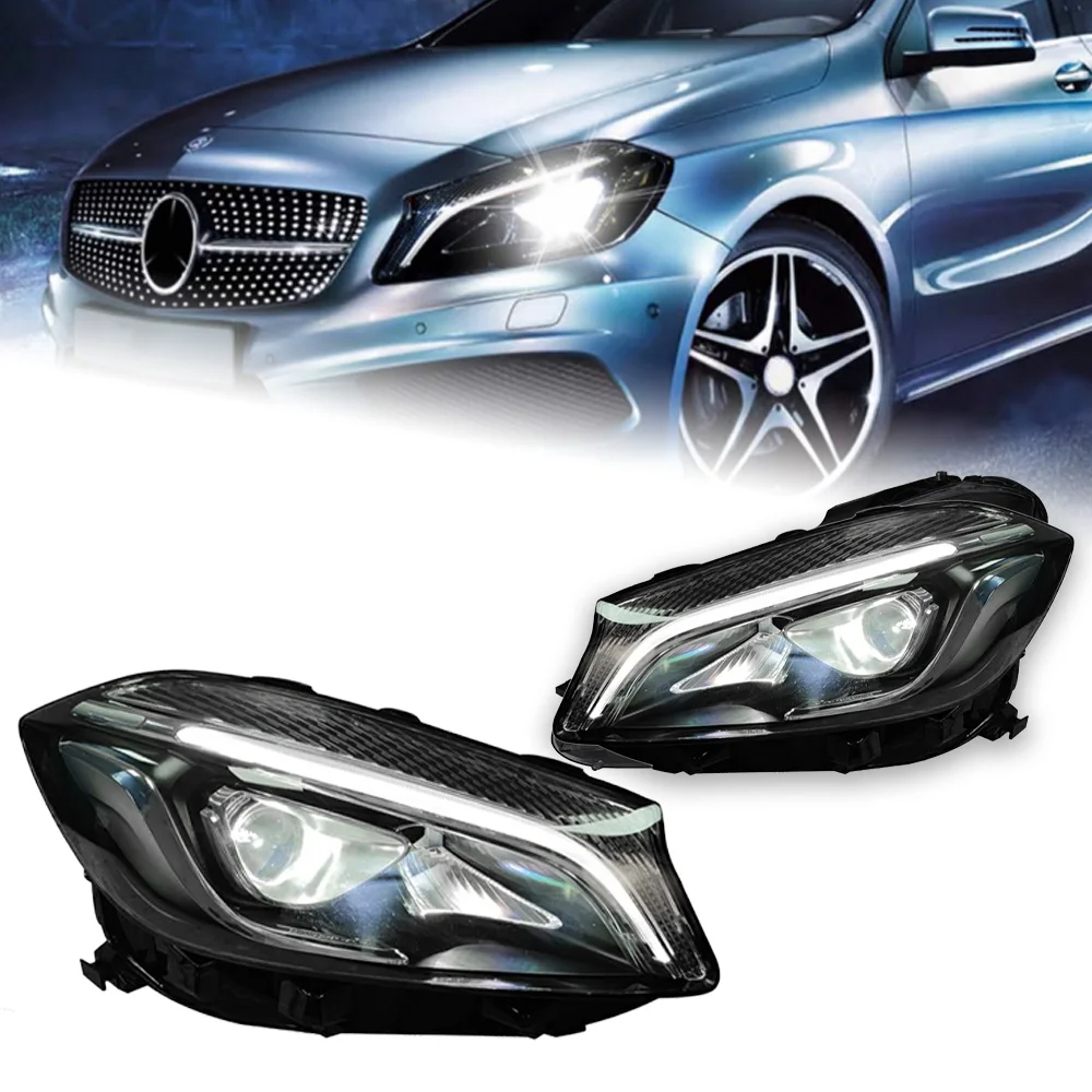 AKD Car Styling forN Banz W176 A200 LED Headlight 2013-2018 A180 Head ...