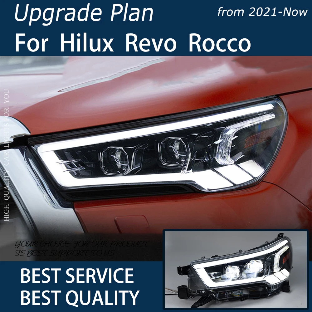 AKD Car Lights for Toyota Hilux Revo Vigo Rocco 2021-Now LED Auto ...