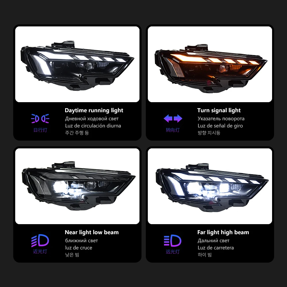 AKD Car Lights for Audi A3 8V 2013-2020 S3 RS3 Sedan Hatchback LED Auto ...
