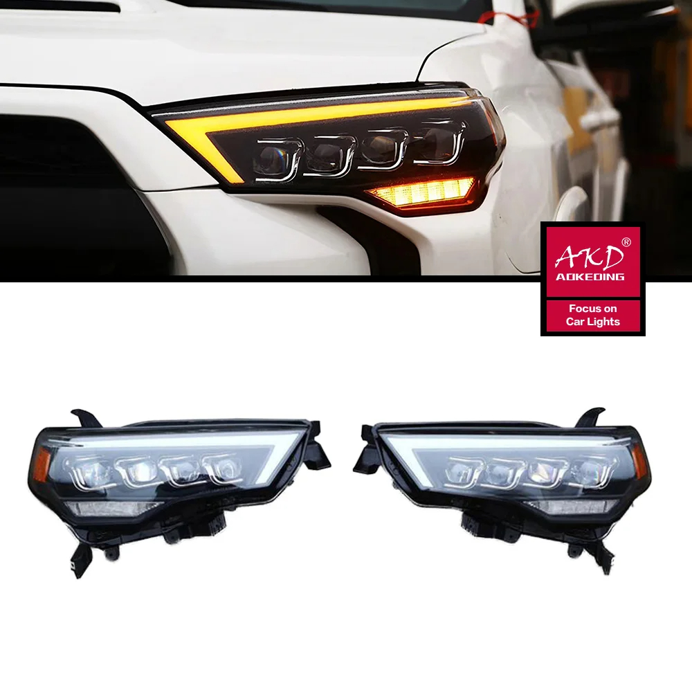 AKD Head Lamp for Toyota 4 Runner LED Headlight 2014-2020 Headlights ...