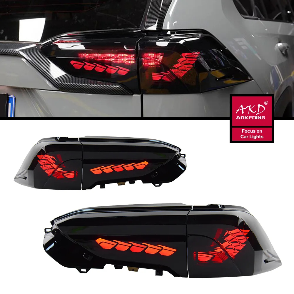 AKD 4 PCS Car Tail Lights Parts For RAV4 RAV 4 2019 2020 2021 ...